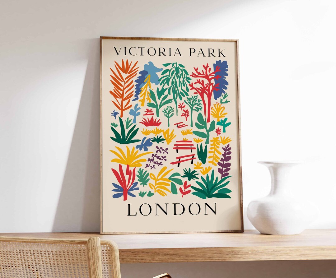 Victoria Park Poster, London Print, London Art, London Poster, London ...