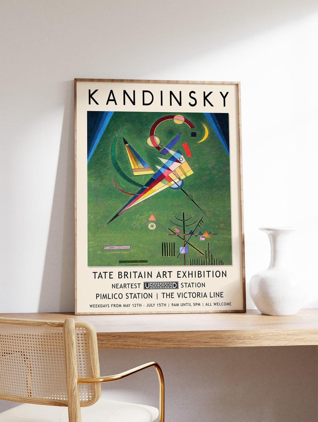 Wassily Kandinsky Poster, Kandinsky Exhibition Print, Kandinsky Art ...