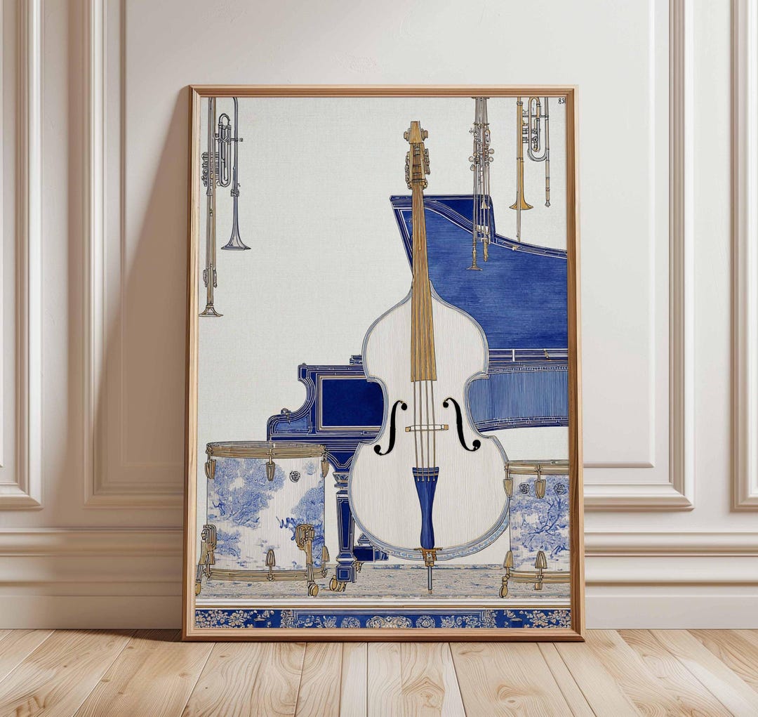 Musical Instrument Poster, Music Wall Art Print, Studio Decor, Music ...