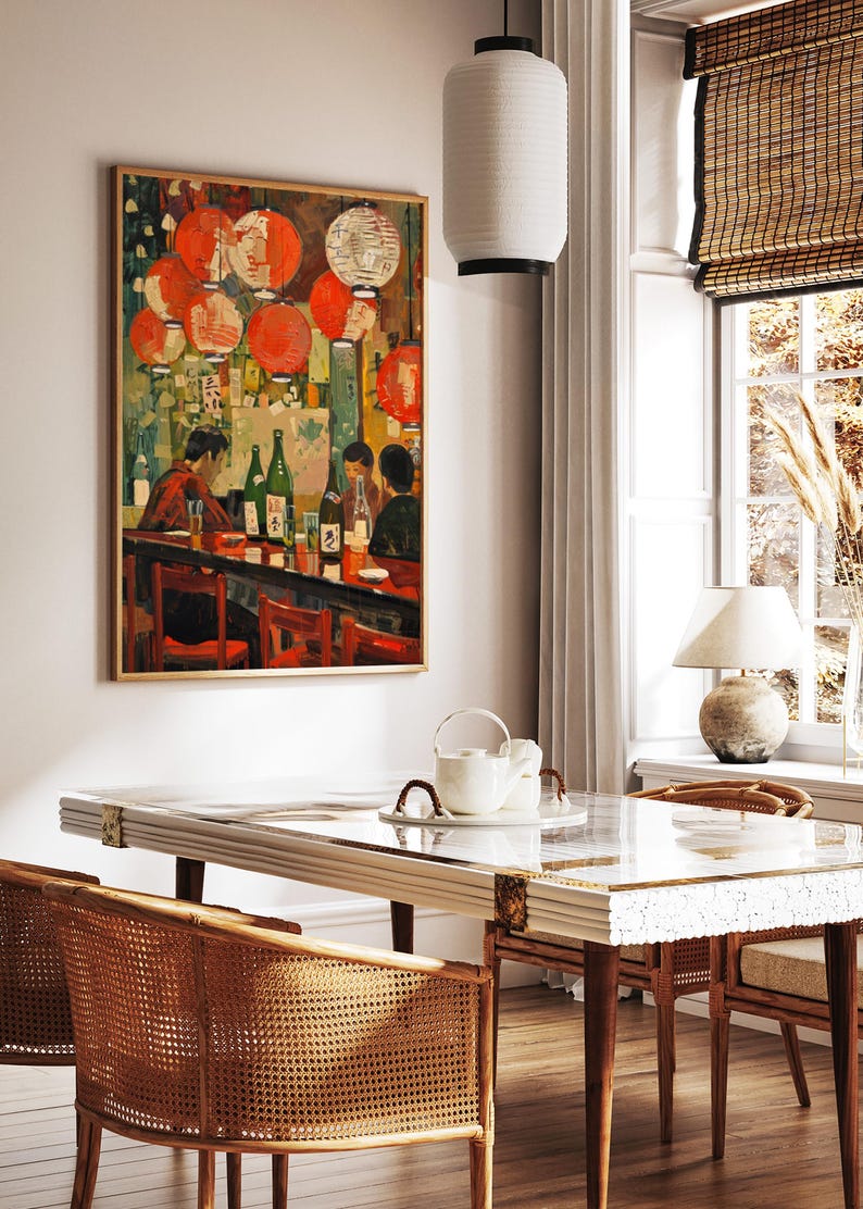 Japanese Izakaya Bar Poster, Tokyo Cocktail Art Print - Etsy