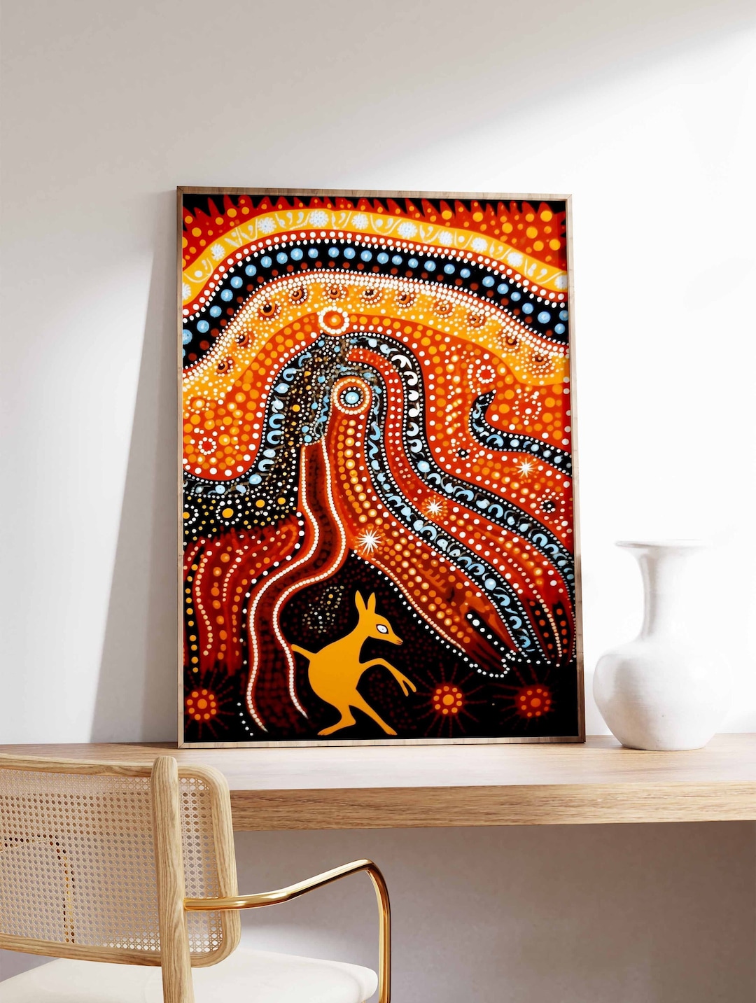 Aboriginal Print, Cultural Wall Art, Indigenous Poster, Tribal Decor ...