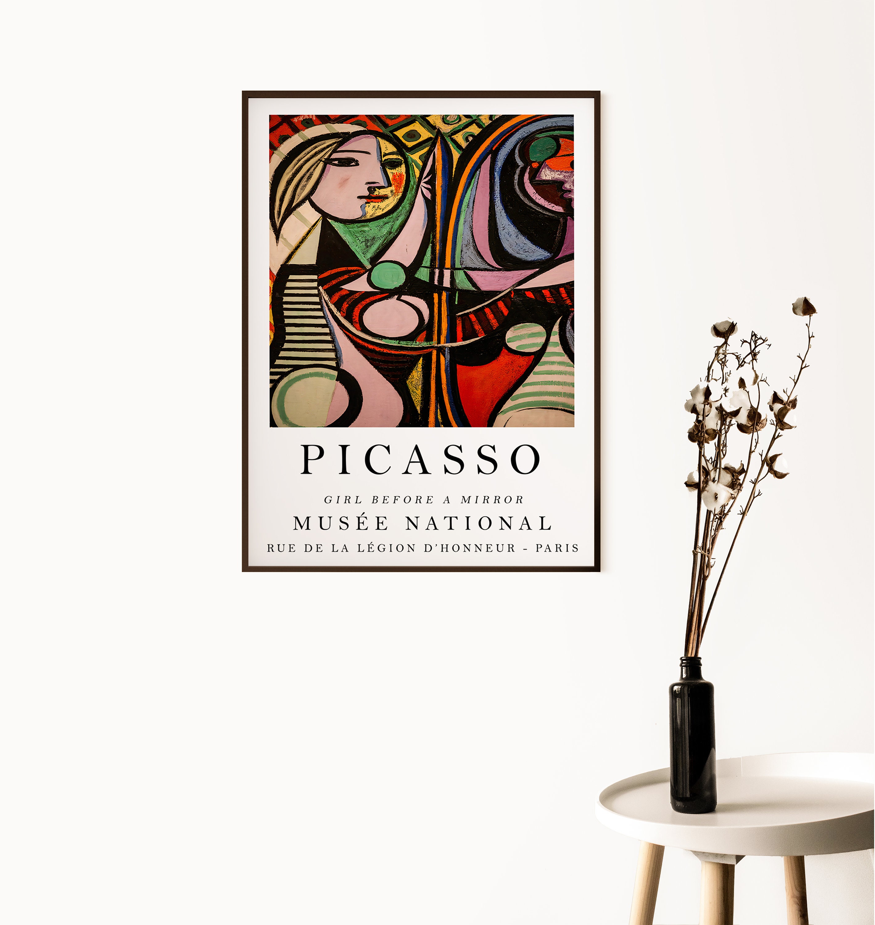 Picasso Art Poster Girl Before A Mirror Pablo Picasso Print | Etsy