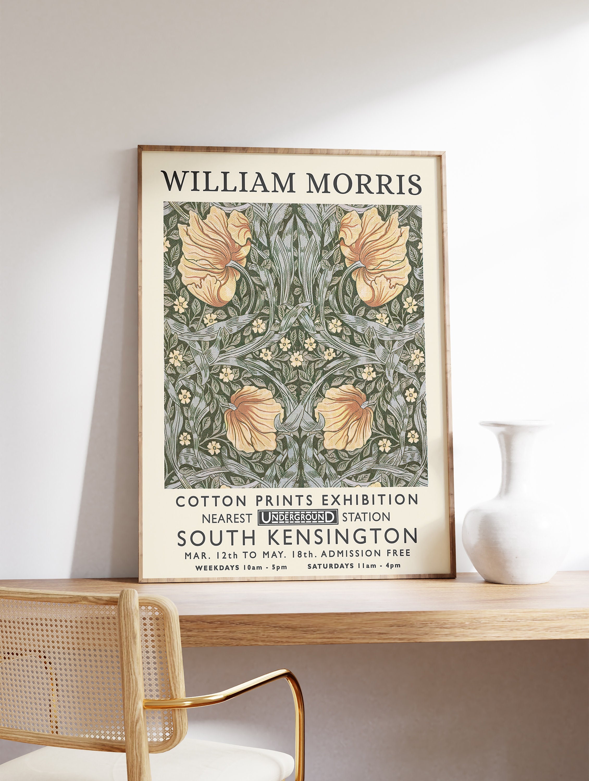 William Morris Print William Morris Exhibition Print William - Etsy
