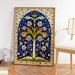 Islamic Floral Art Poster, Traditional Islamic Pattern Print, Islamic ...