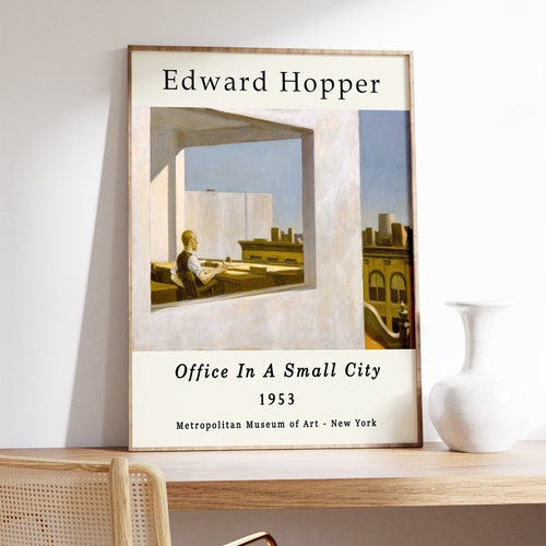 Edward Hopper Exhibition Poster Gas Wall Art Decor Realism - Etsy