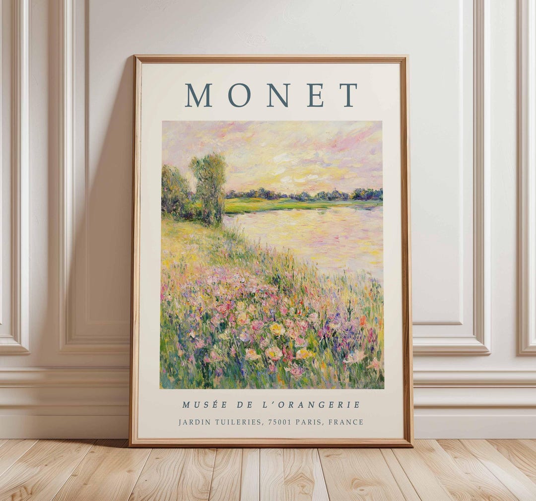 Claude Monet Poster, Monet Print, Botanical Poster, Floral Decor ...