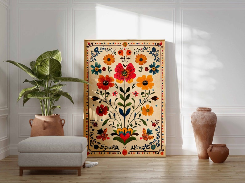 Vintage Mexican Poster, Mexican Prints, Mexican Decor, Traditional ...