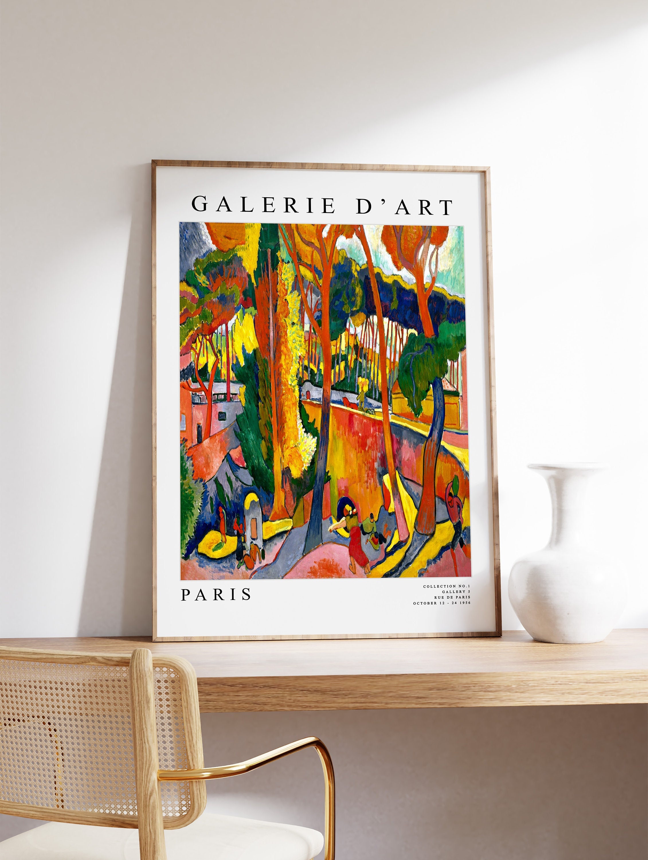 Andre Derain Exhibition Poster the Turning Road Lestaque - Etsy