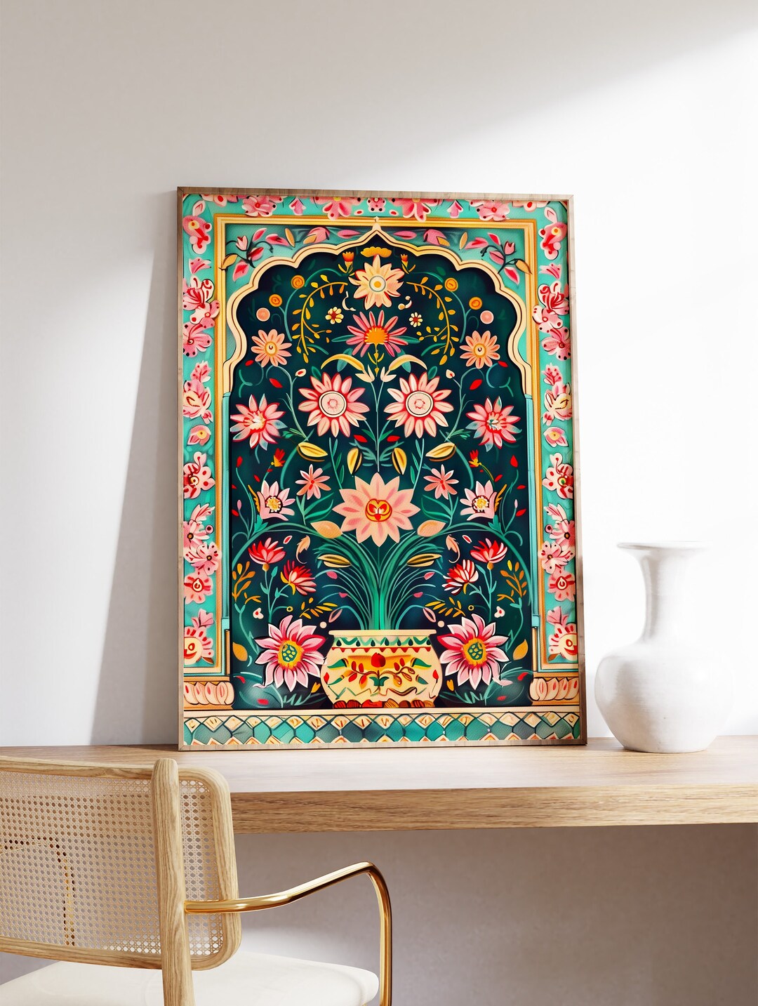 Indian Print, Traditional Indian Poster, Pichwai Art, Hindu Art, Indian ...