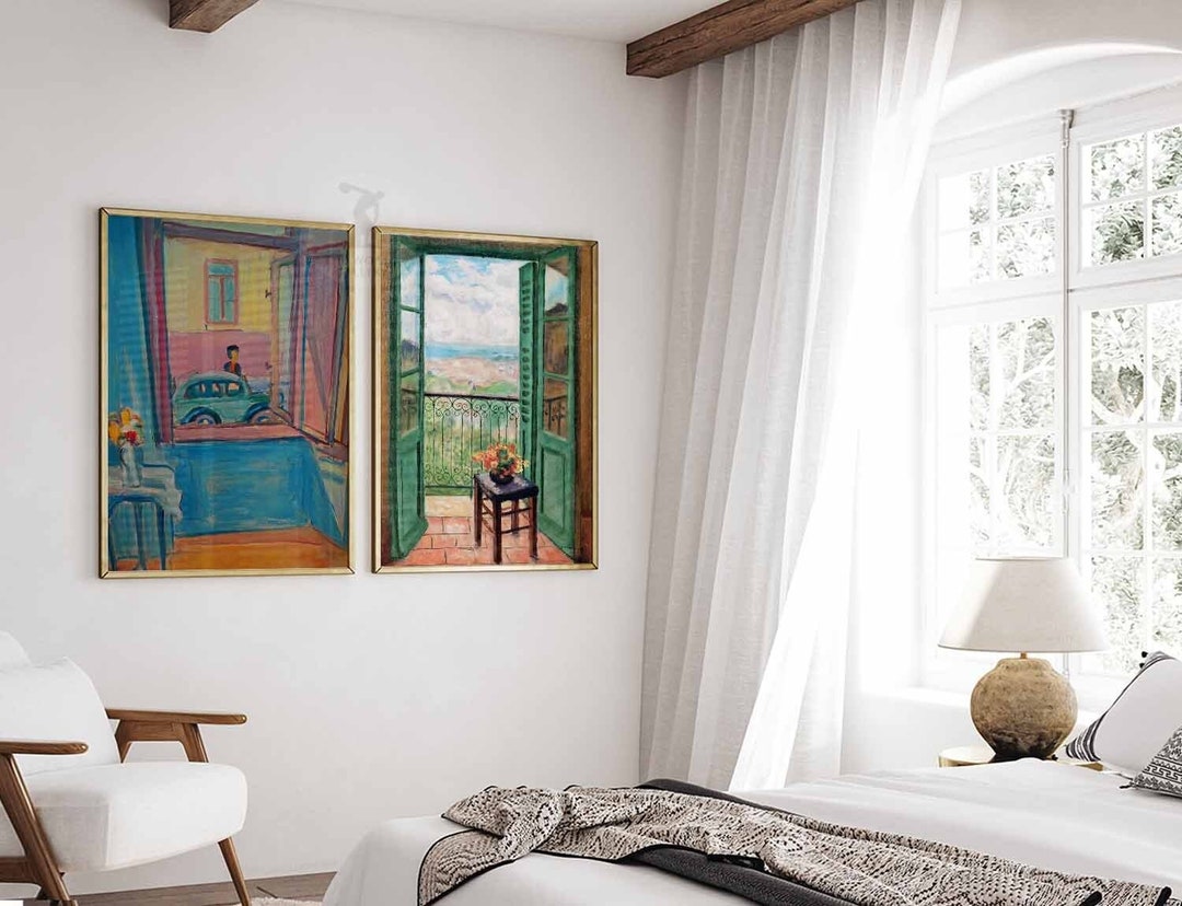 Set of 2 Interior Prints, Set of 2 Expressionist Posters, Poster Sets ...