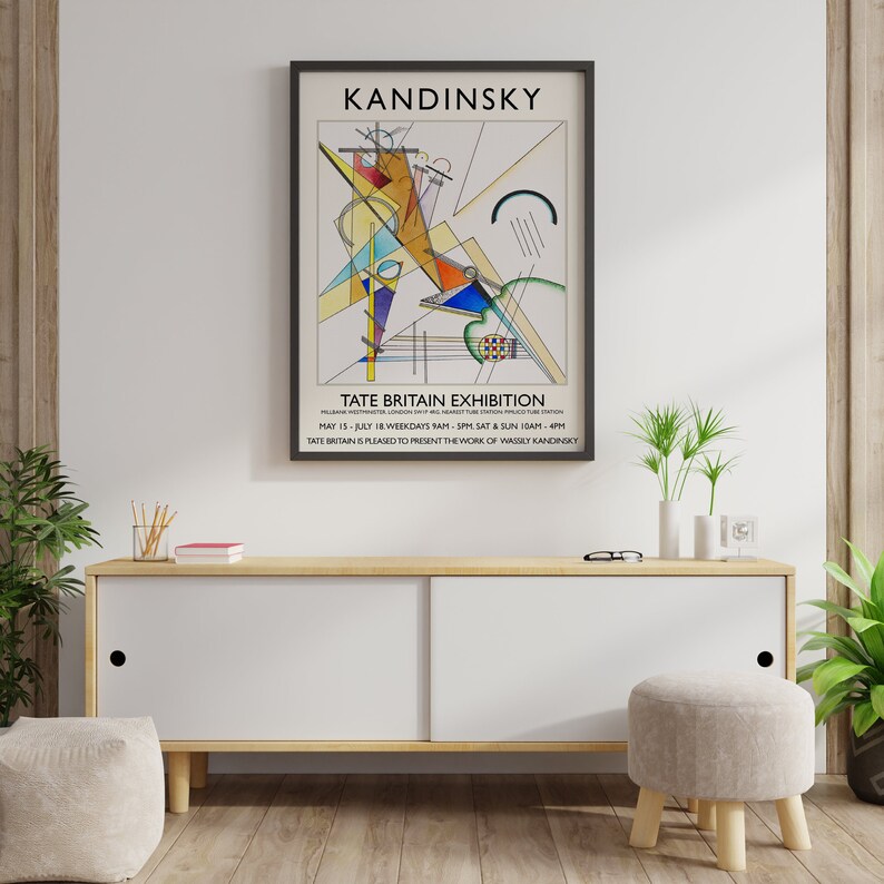 Wassily Kandinsky Exhibition Poster Gewebe Wassily Kandinsky | Etsy