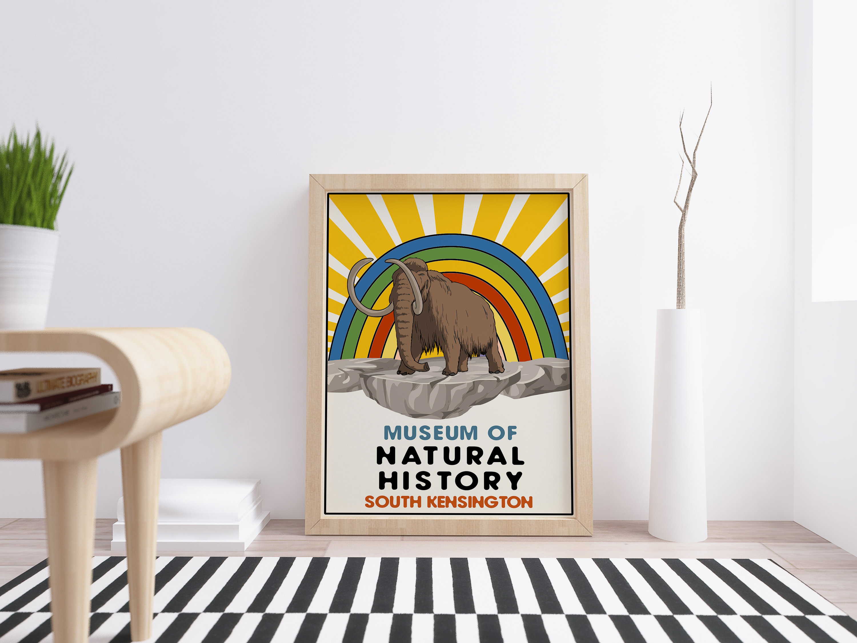 Natural History Museum Poster Print South Kensington London - Etsy UK