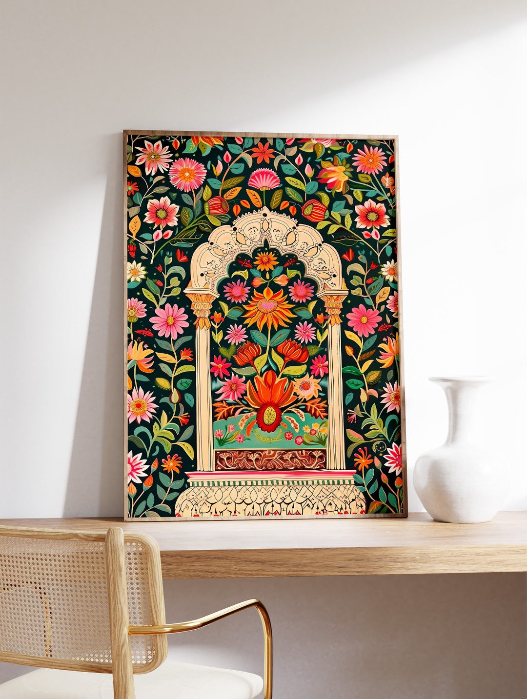 Indian Print, Traditional Indian Poster, Pichwai Art, Hindu Art, Indian ...