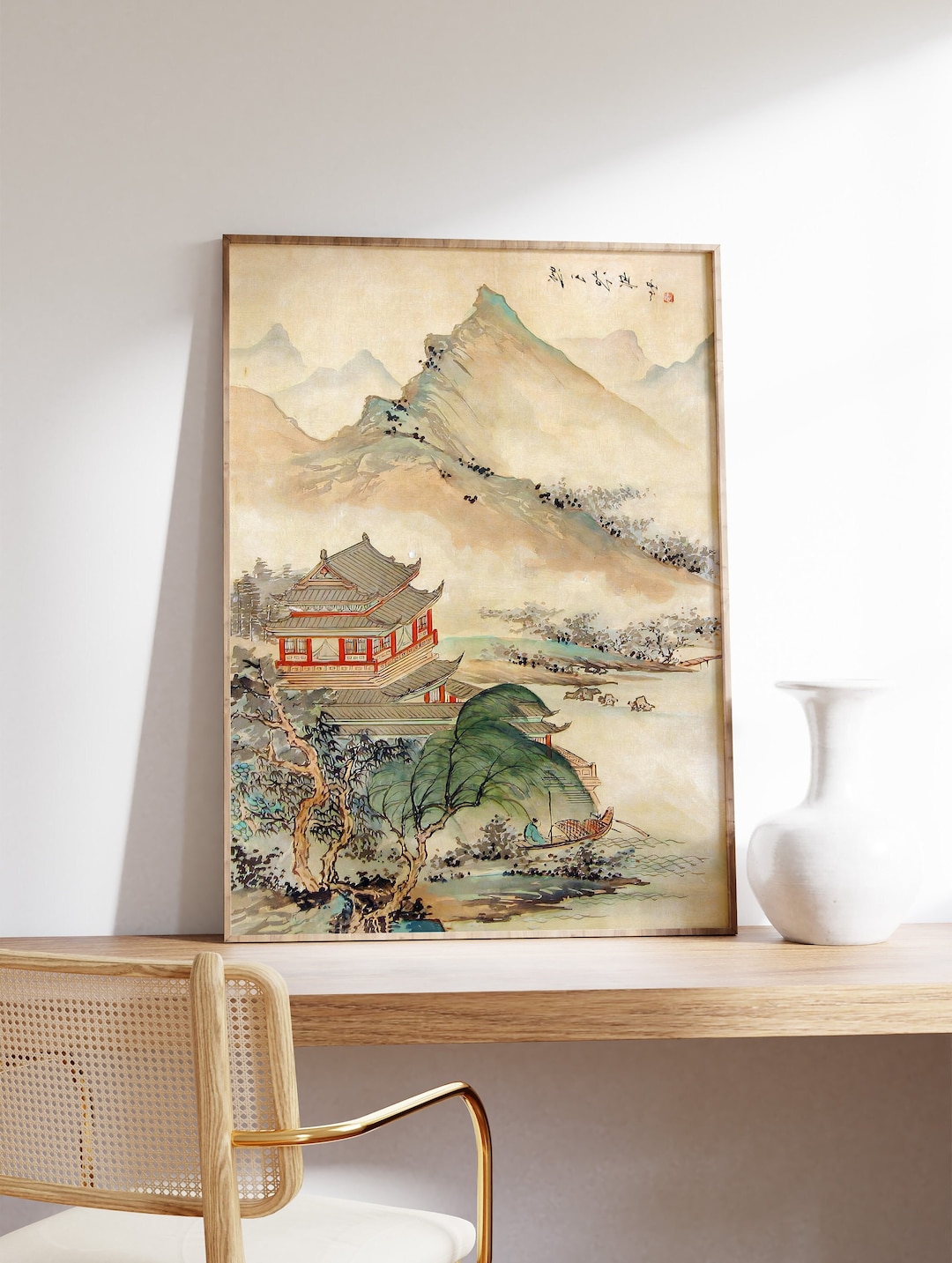 Chinese Vintage Art Print, Chinese Art, Retro Art, Oriental Art ...