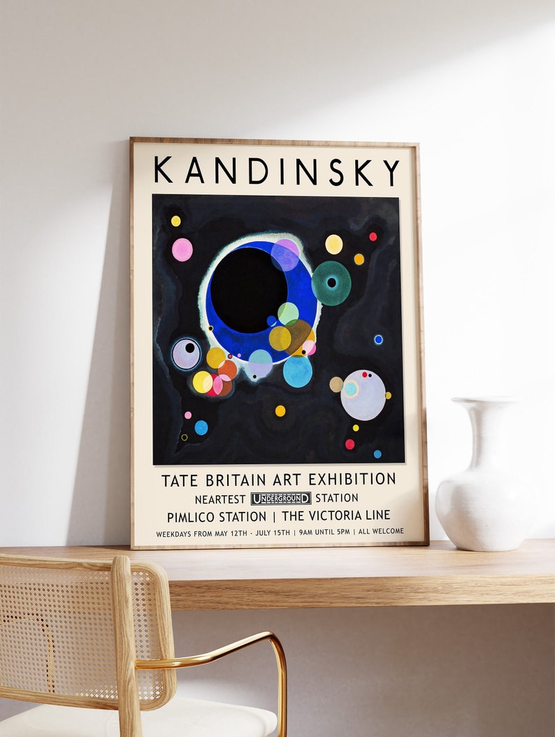 Wassily Kandinsky Poster Kandinsky Exhibition Print - Etsy