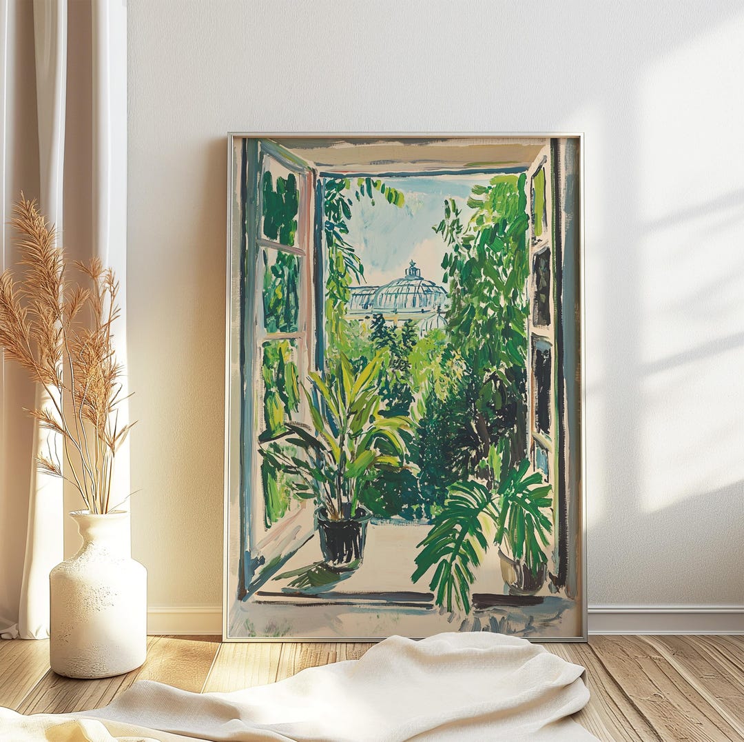Henri Matisse Open Window Print, Kew Gardens, Botanical Wall Art - Etsy