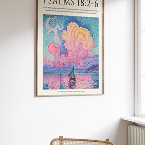 Bible Verse Poster, Bible Art, Paul Signac Art, Pointillism Art ...