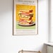 Cuban Sandwich Food Poster, Cuban Food Print, Cuban Food Art, Cuban ...
