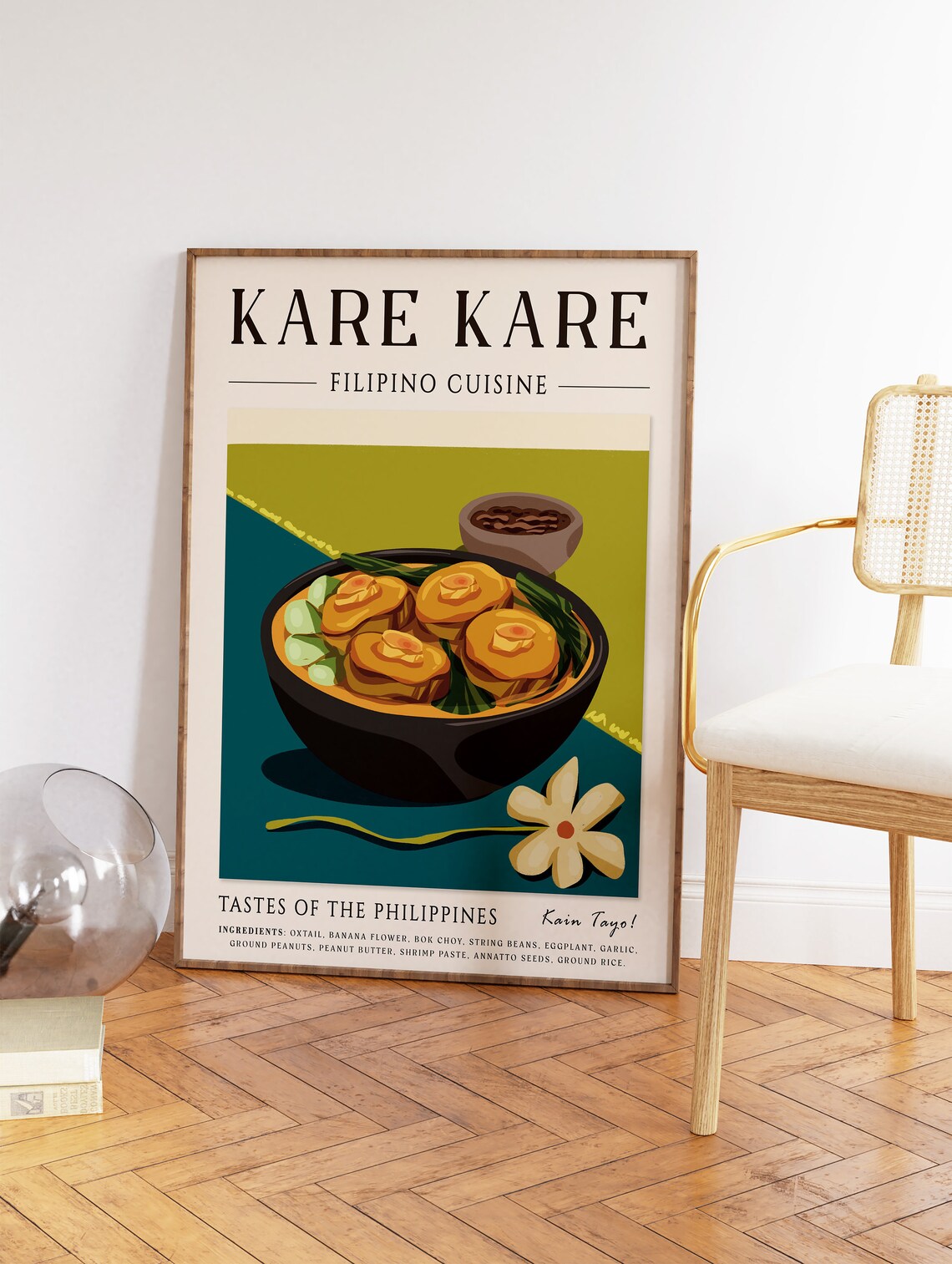 Kare Kare Filipino Food Poster, Filipino Food Print, Philippines Food ...