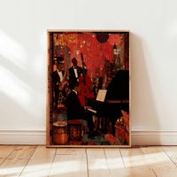 Set of 3 Jazz Poster Retro 70s Wall Art Vintage Poster Disco Music ...