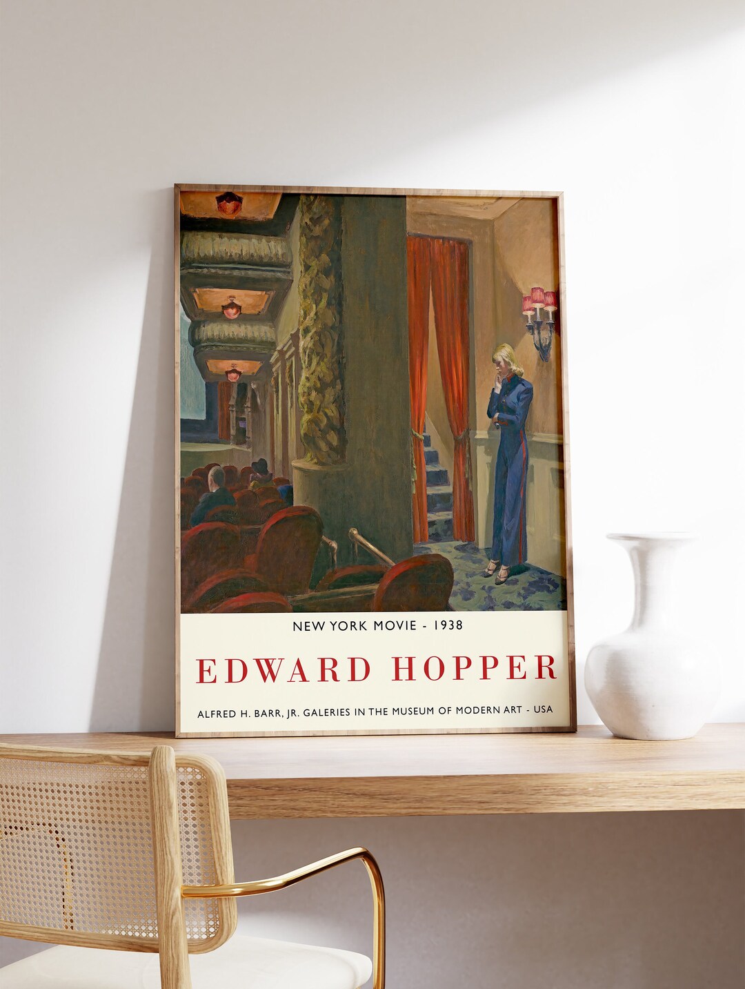 Edward Hopper Exhibition Poster, New York Movie, Edward Hopper Art ...