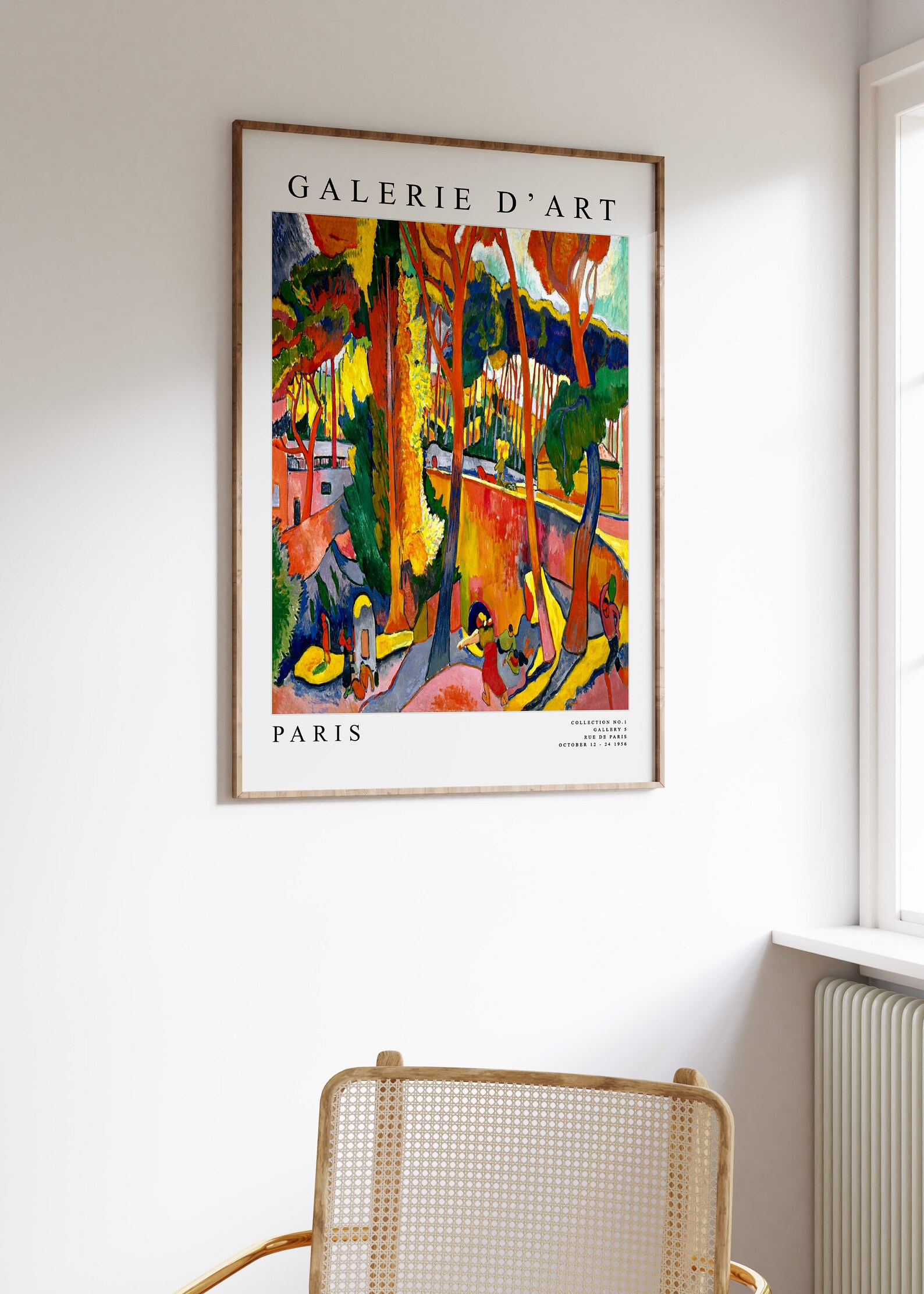 Andre Derain Exhibition Poster, the Turning Road Lestaque, French ...