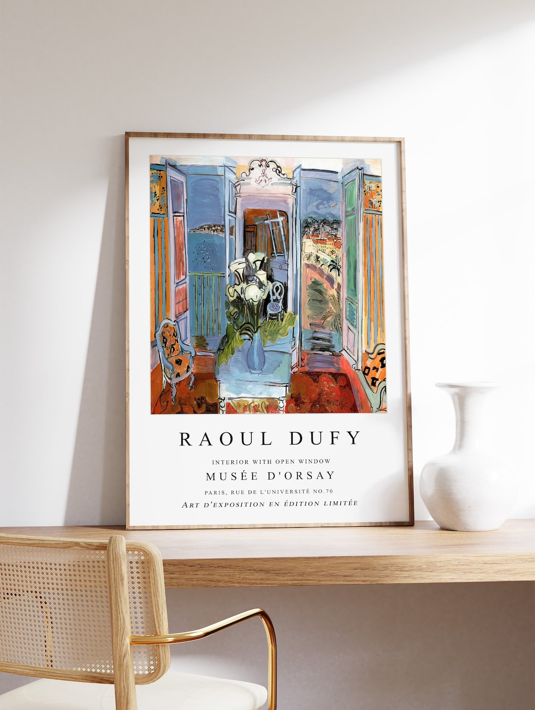 Raoul Dufy Exhibition Poster, French Fauvist Interior Art Print - Etsy