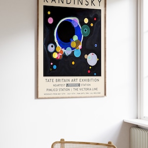 Wassily Kandinsky Poster, Kandinsky Exhibition Print, Kandinsky Art ...