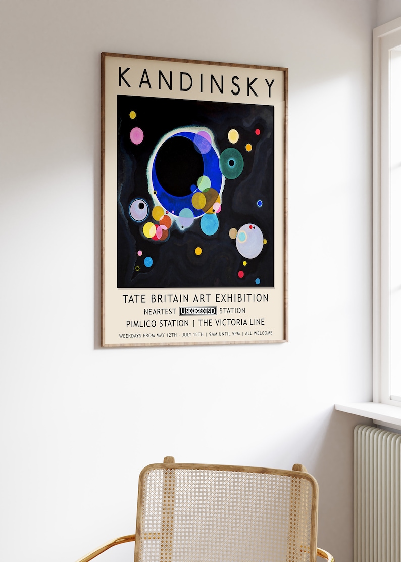 Wassily Kandinsky Poster Kandinsky Exhibition Print - Etsy