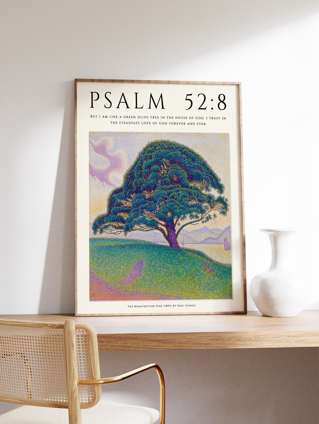 Bible Verse Poster, Bible Art, Paul Signac Art, Pointillism Art ...
