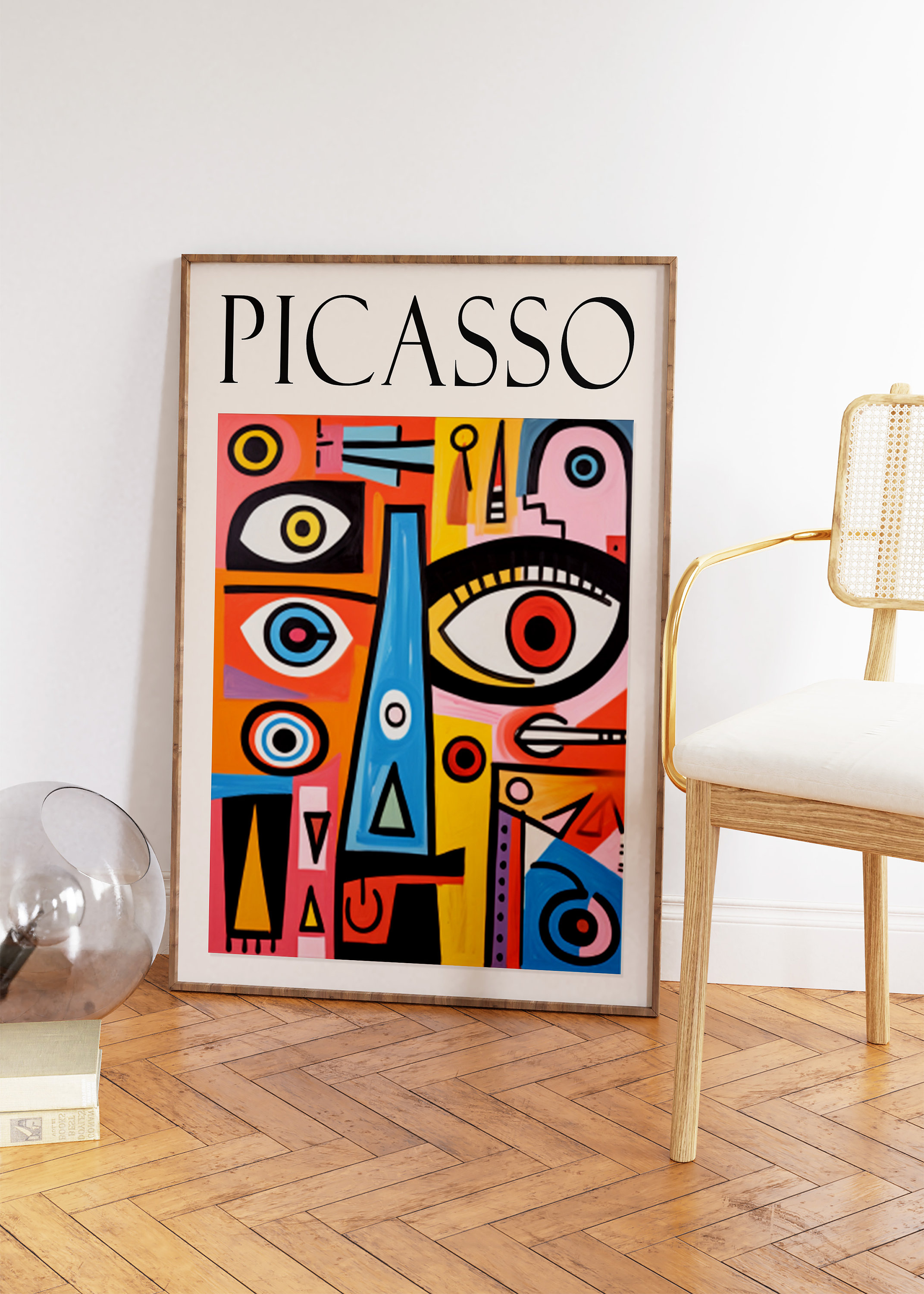 Picasso Abstract Faces Exhibition Poster, Boho Wall Print, Picasso Wall ...