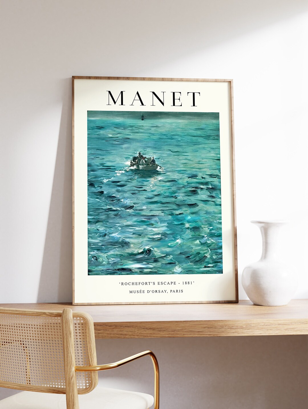 Edouard Manet 'rochefort's Escape' Impressionist Art Print - Etsy