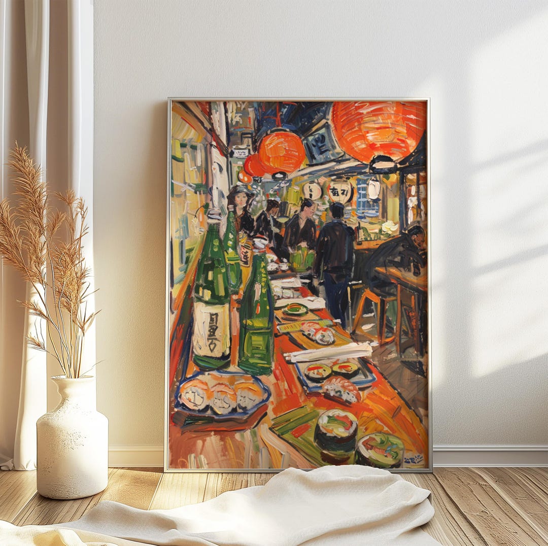 Japanese Izakaya Bar Poster, Tokyo Asian Decor - Etsy