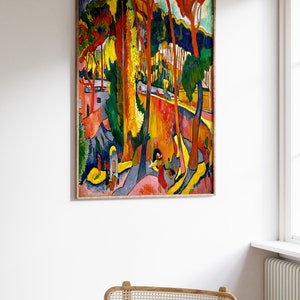 Andre Derain Poster, the Turning Road, Fauvist Print, Expressionist Art ...
