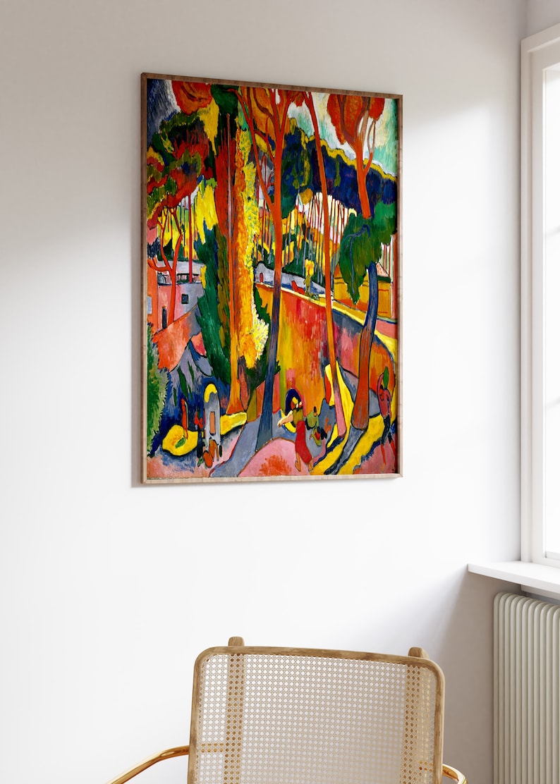 Andre Derain 'the Turning Road' Fauvist Art Print - Etsy