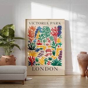 Victoria Park Poster, London Print, London Art, London Poster, London ...