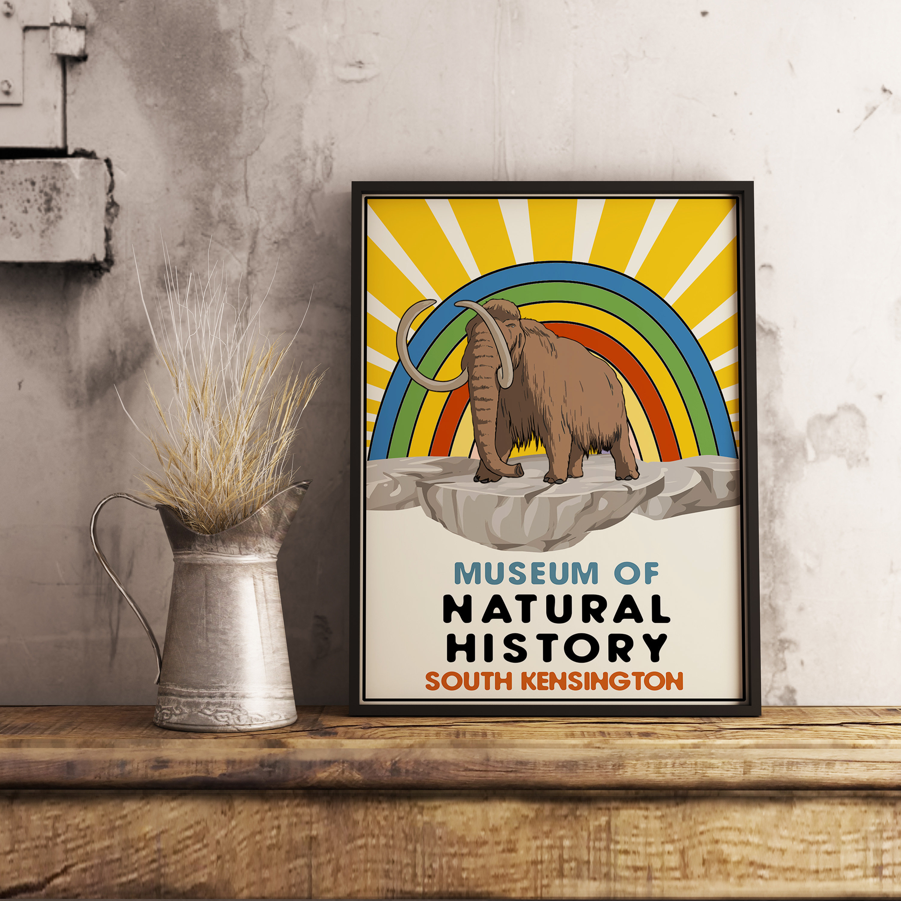 Natural History Museum Poster Print South Kensington London - Etsy UK