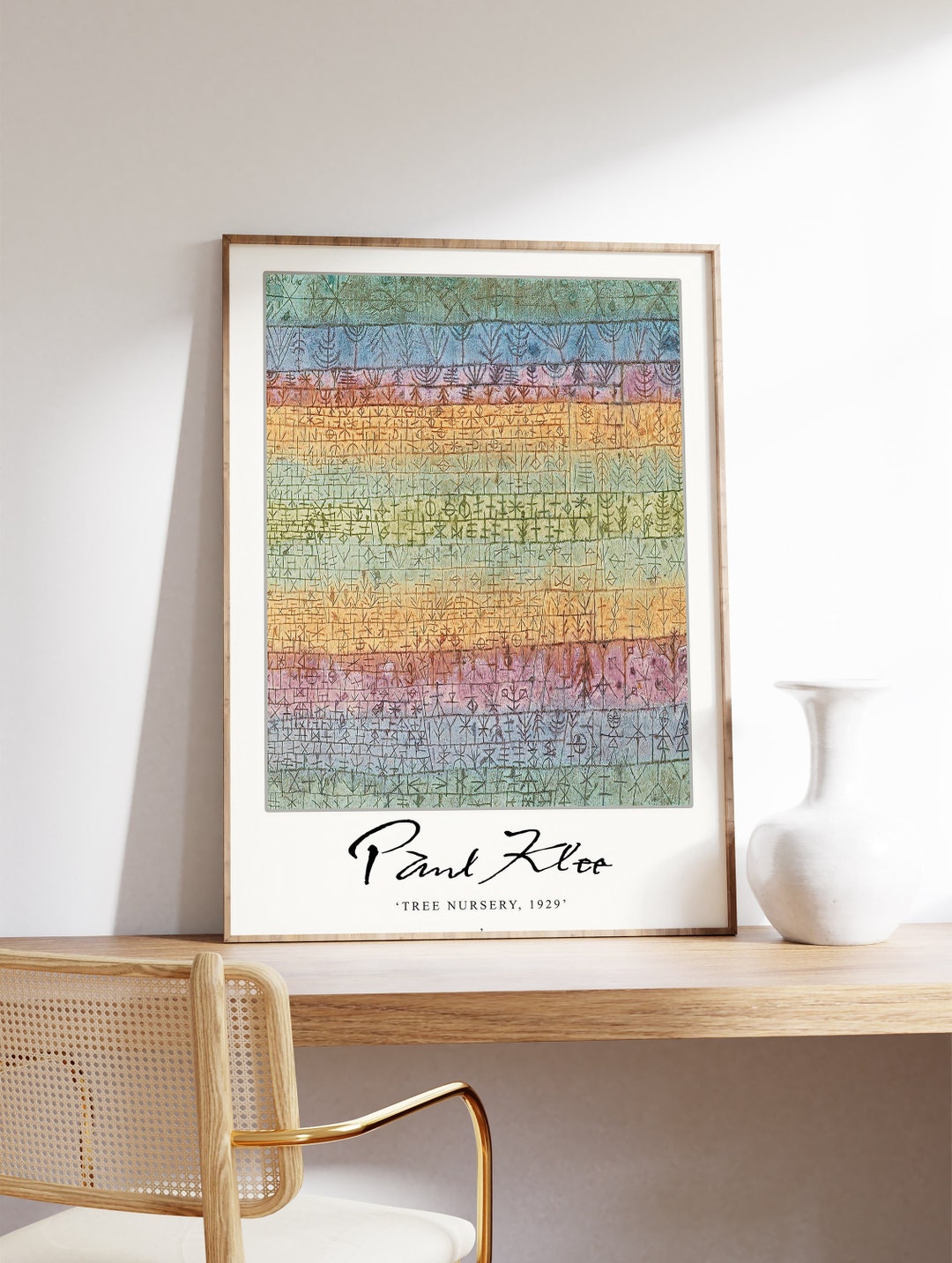 Paul Klee Exhibition Poster, Tree Nursery, Paul Klee Art Print ...