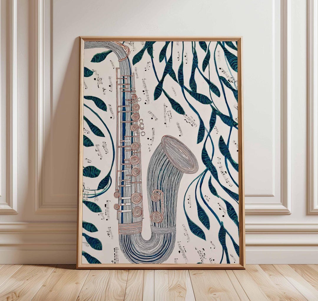 Musical Instrument Poster, Music Wall Art Print, Studio Decor, Music ...