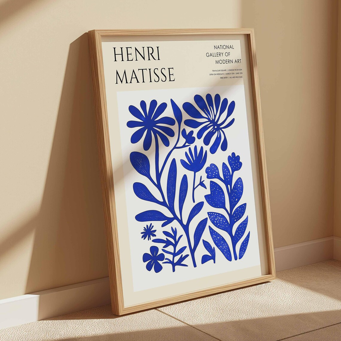 Henri Matisse Poster, Matisse Decor, Floral Wall Art, Boho Decor ...