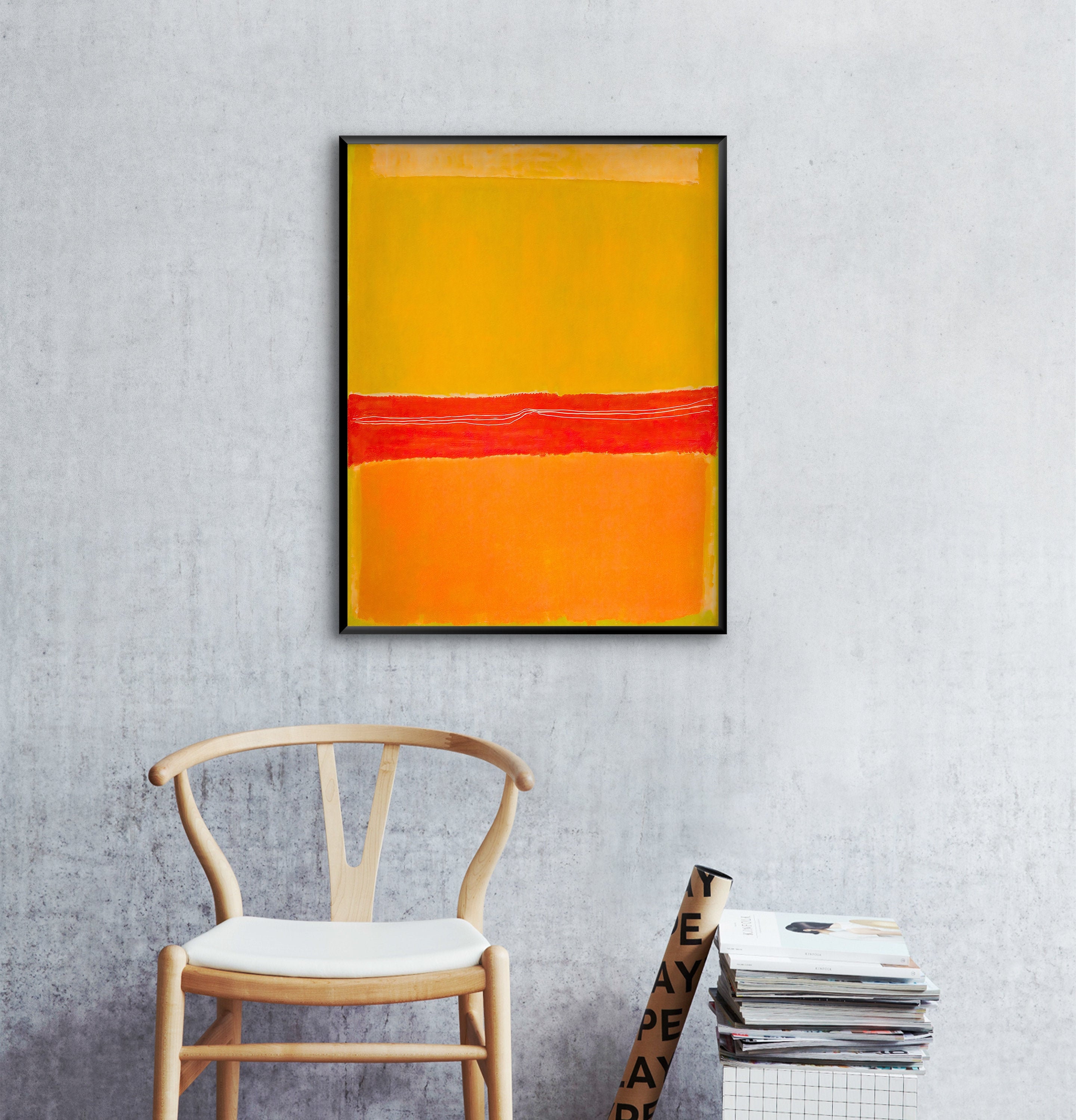 Mark Rothko Tentoonstelling Poster No 5/No 22 Wall Art | Etsy