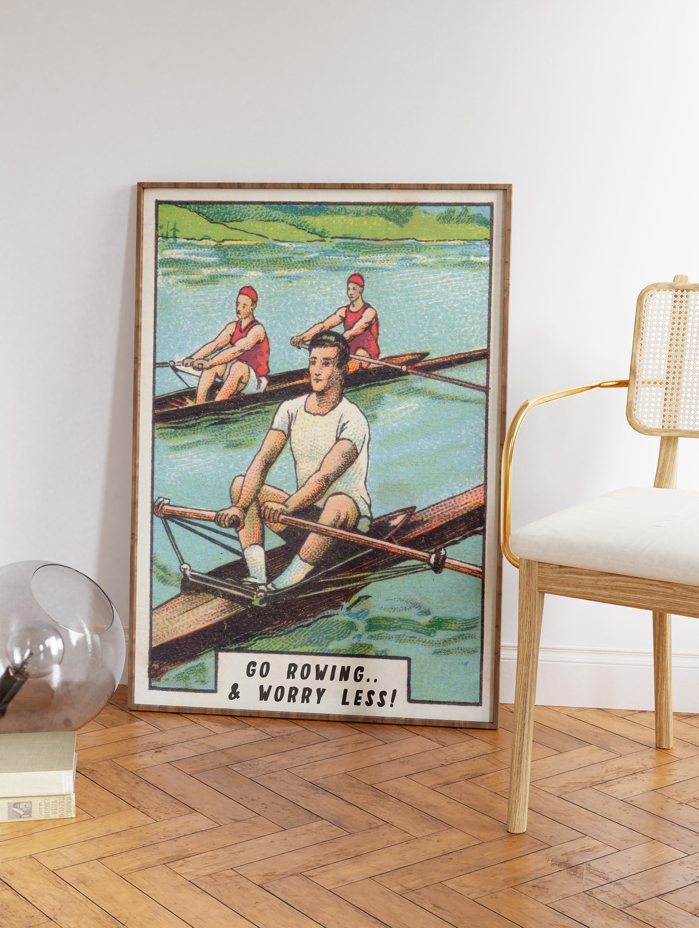 Rowing Poster Rowing Art Print Sports Art Sport Print | Etsy
