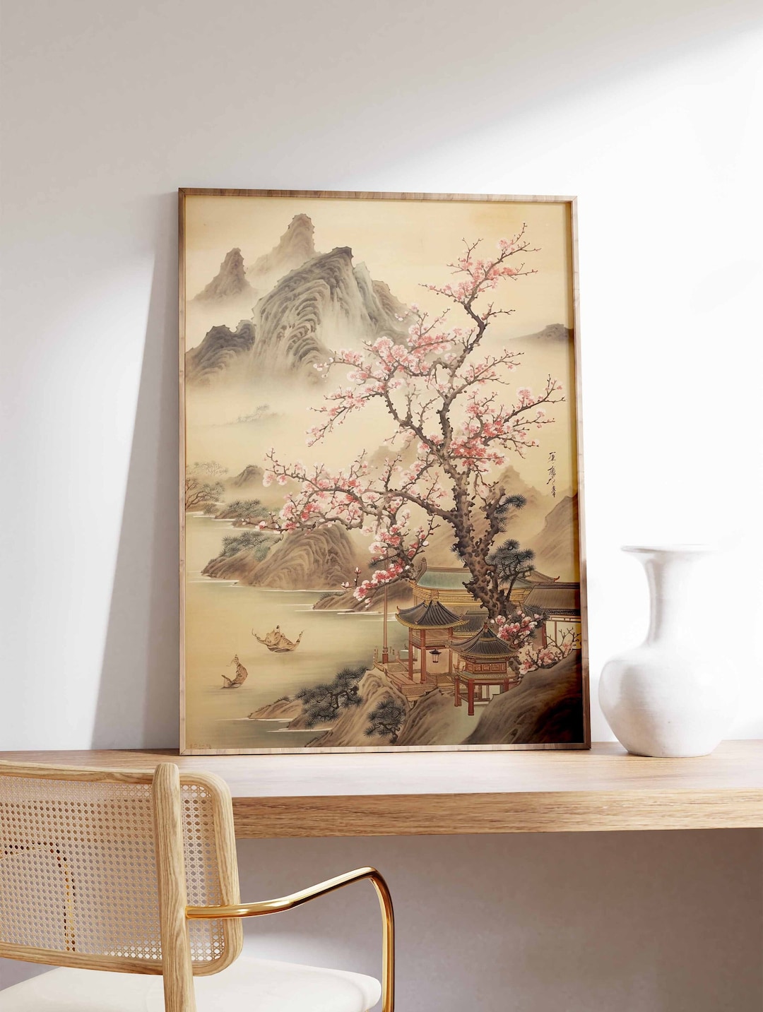Chinese Vintage Art Print, Chinese Art, Vintage Art, Oriental Art ...
