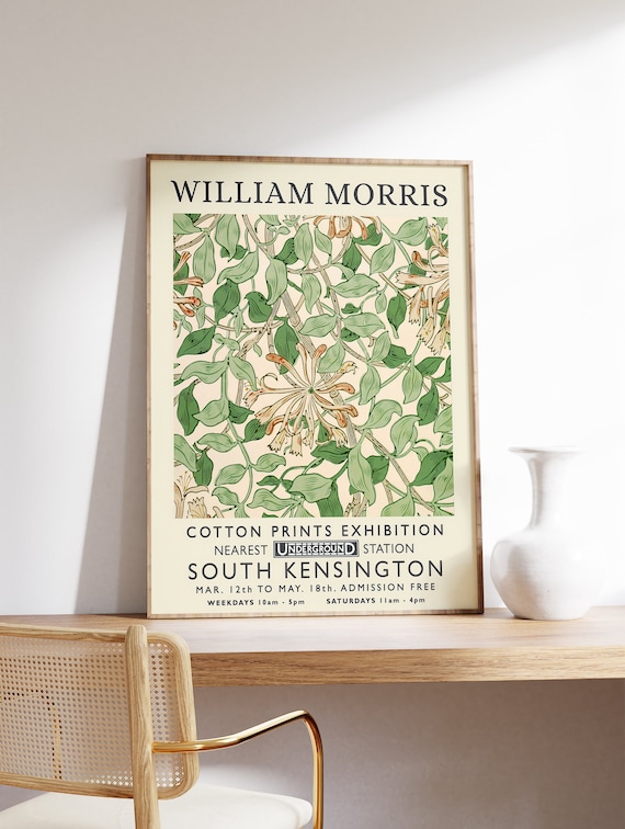 William Morris Poster William Morris Exhibition Print | Etsy