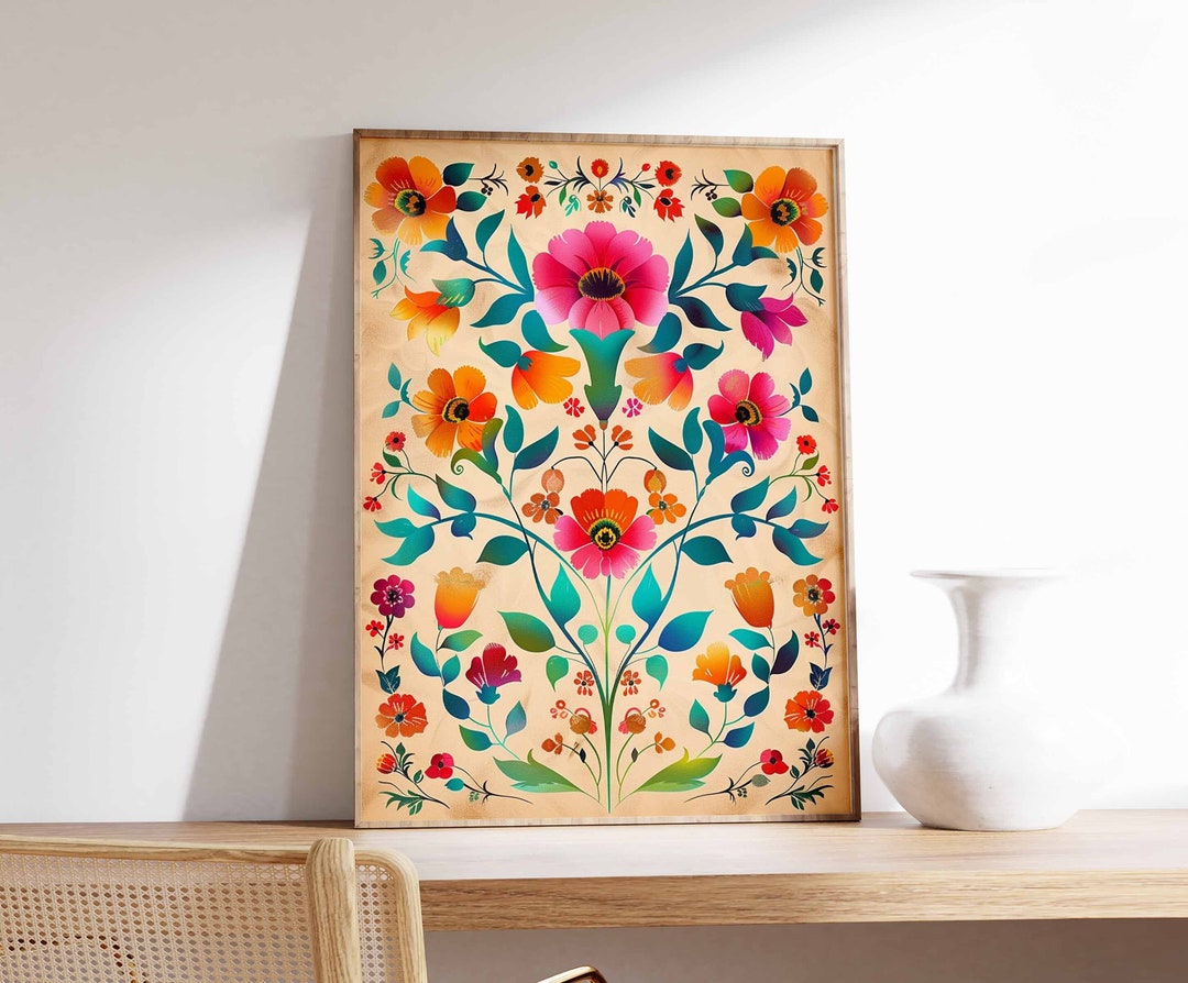 Vintage Mexican Poster, Mexican Prints, Mexican Decor, Traditional ...
