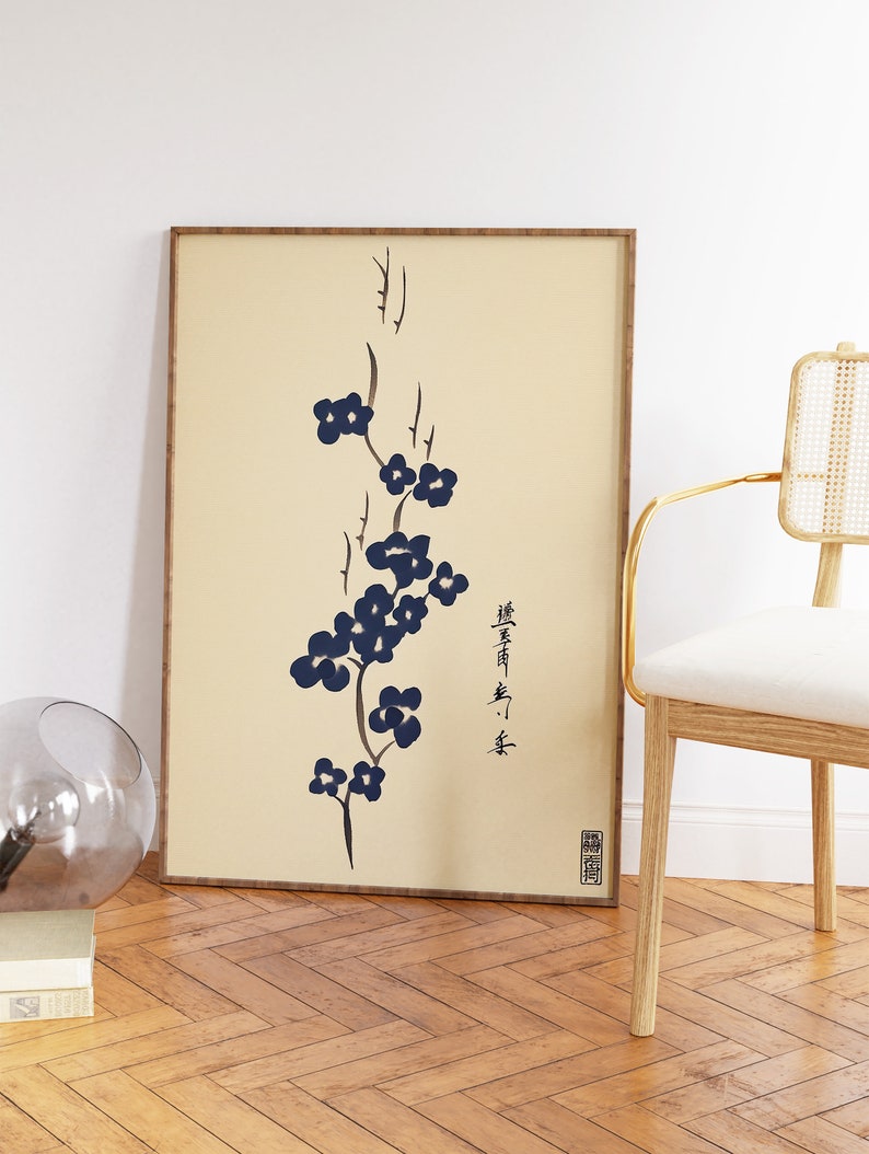 Japanese Floral Art Print, Taguchi Tomoki Poster, Vintage Japanese ...