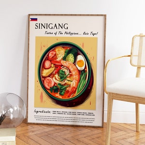 Sinigang Filipino Food Poster, Filipino Food Print, Philippines Food ...