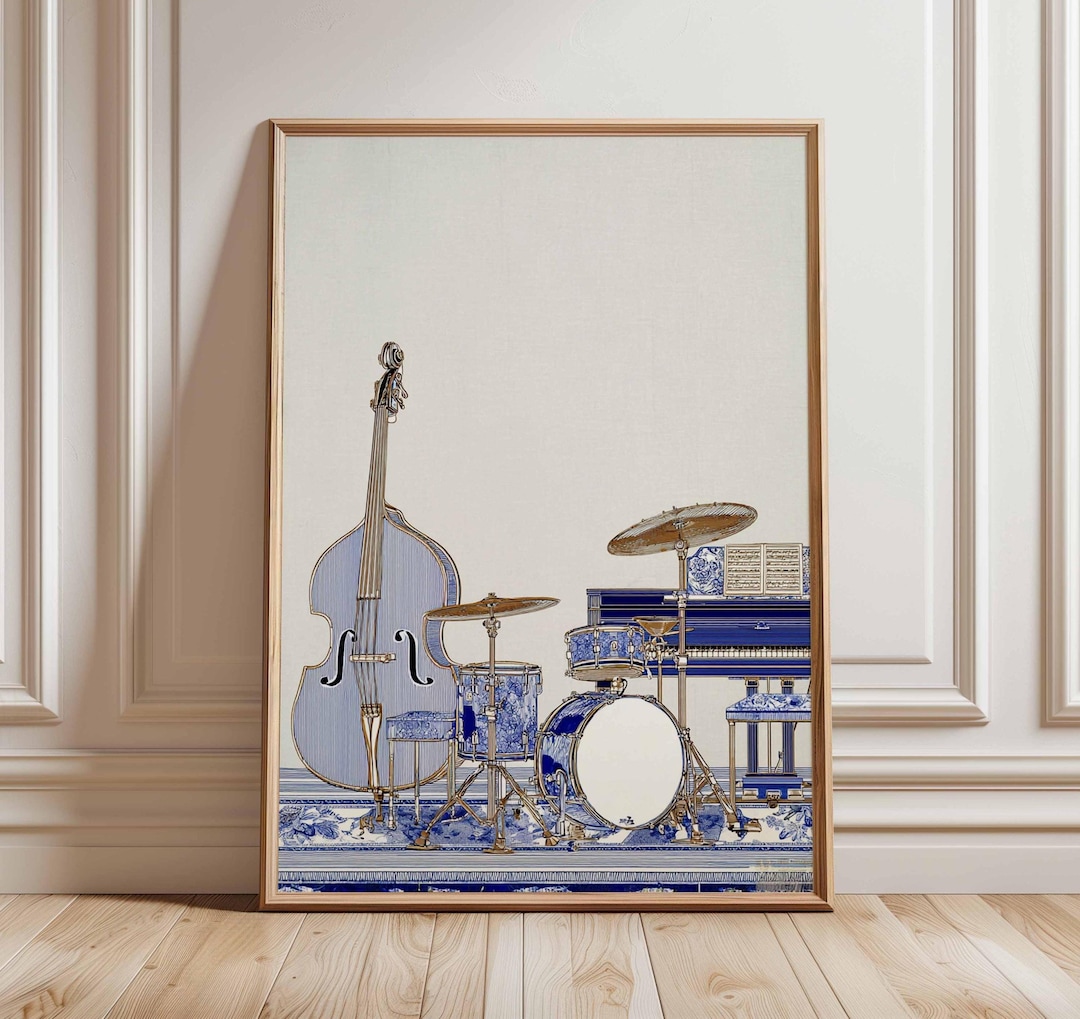 Musical Instrument Poster, Music Wall Art Print, Studio Decor, Music ...