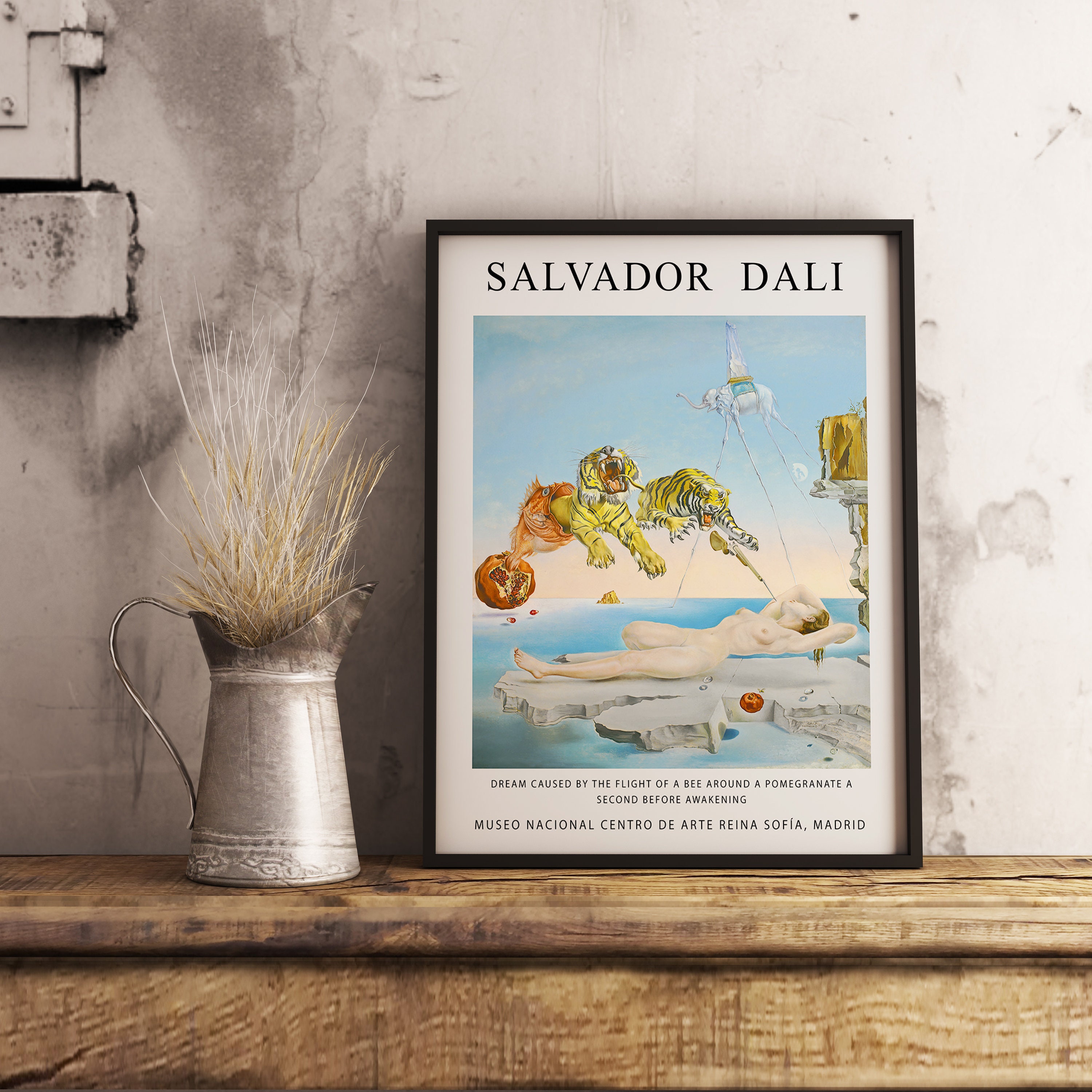 Salvador Dali Poster Gallery Quality Print Dream Caused By | Etsy