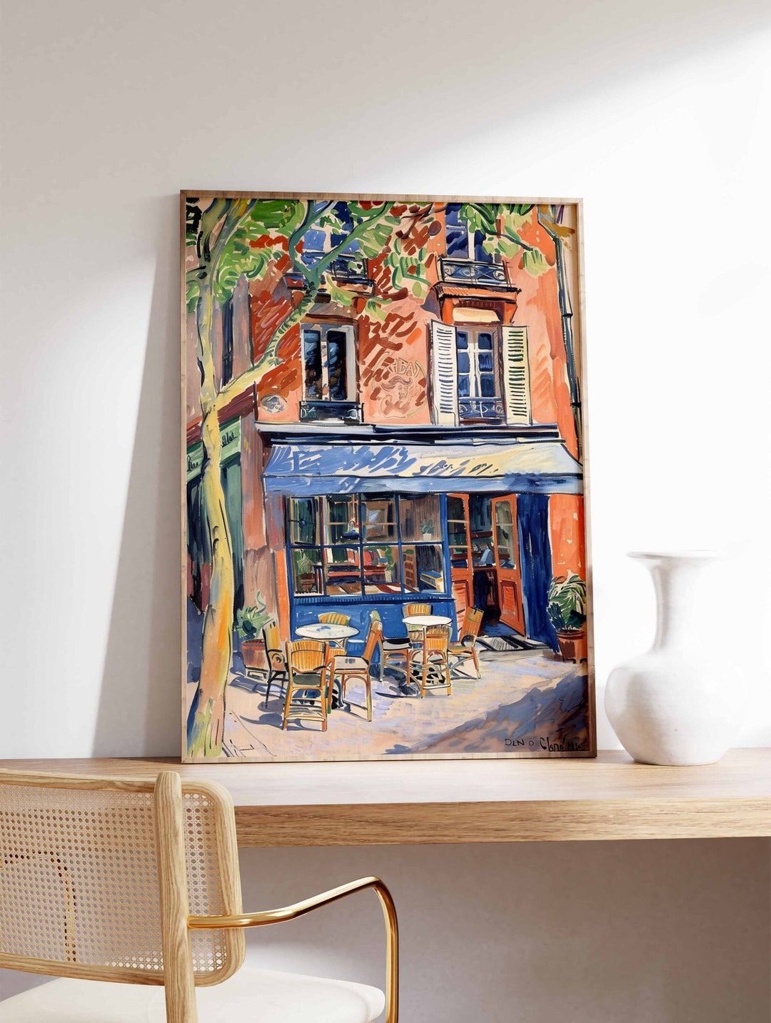 Vintage Cafe Print, Retro Cafe Poster, Food and Drink Art, Kitchen ...